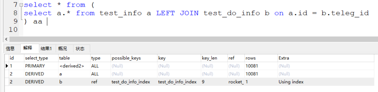 MySQL left join 查询巨慢 优化_mysql left join 慢-CSDN博客