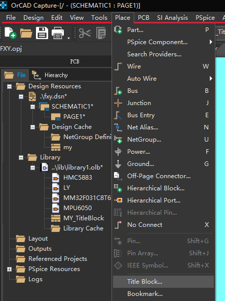 Cadence OrCAD Cpature创建Title Block_orcad title block-CSDN博客