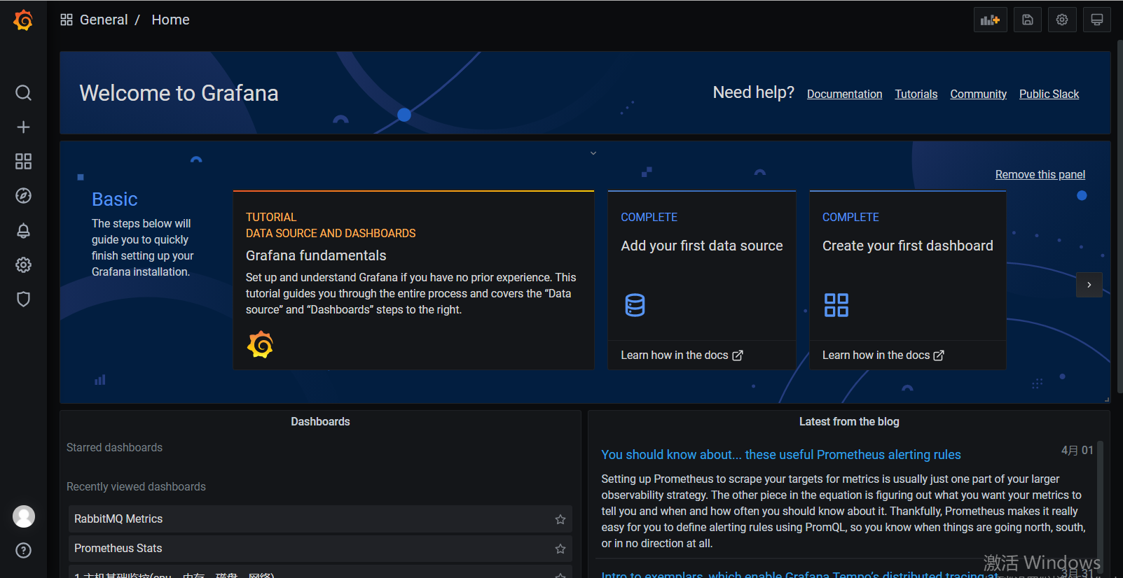 Prometheus + Grafana之Grafana安装与添加数据源_prometheus datasource-CSDN博客