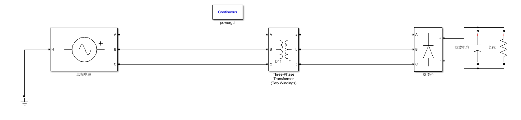 matlab/simulink电力电子仿真三相变压器设置和使用_simulink三相变压器参数设置-CSDN博客