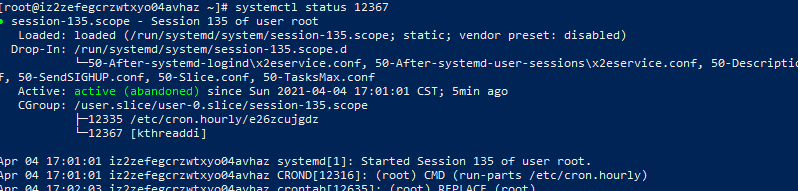 CentOS处理挖矿病毒 - kthreaddi-CSDN博客