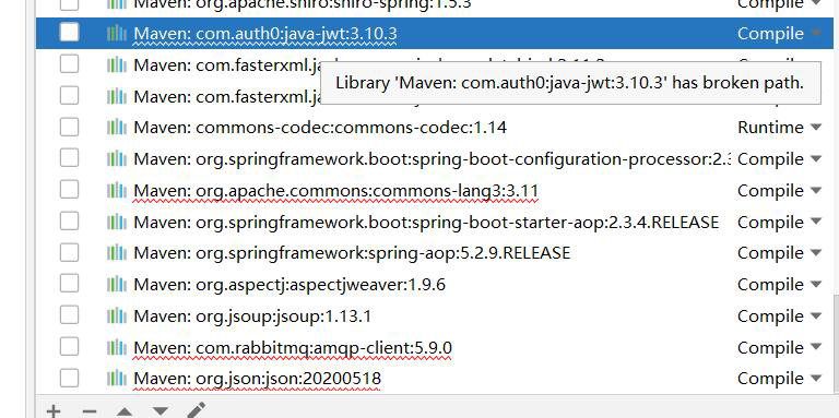 Library ‘Maven:xxxx‘ has broken path问题解决-CSDN博客