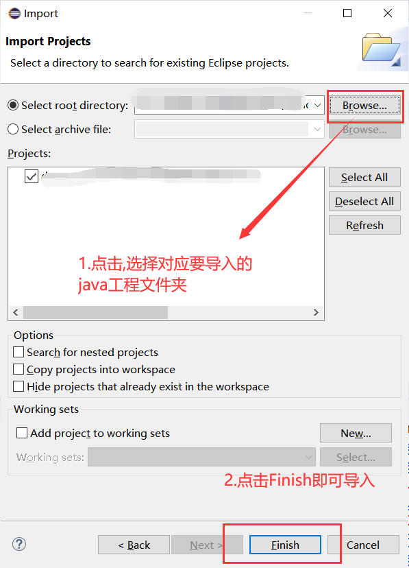 eclipse中import existing projects into workspace和open projects from file systems分别有什么用？-CSDN博客
