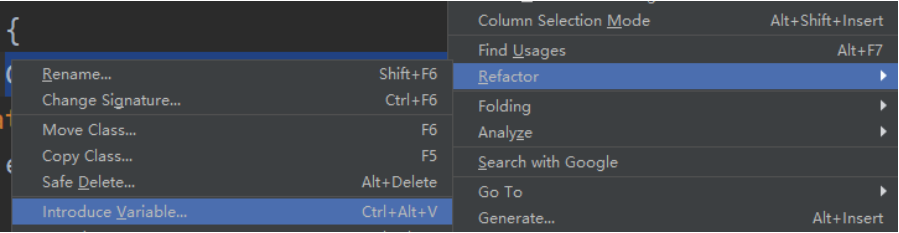 ieda-自动引入局部变量（introduce local variable）快捷键_idea快速生成local variable-CSDN博客
