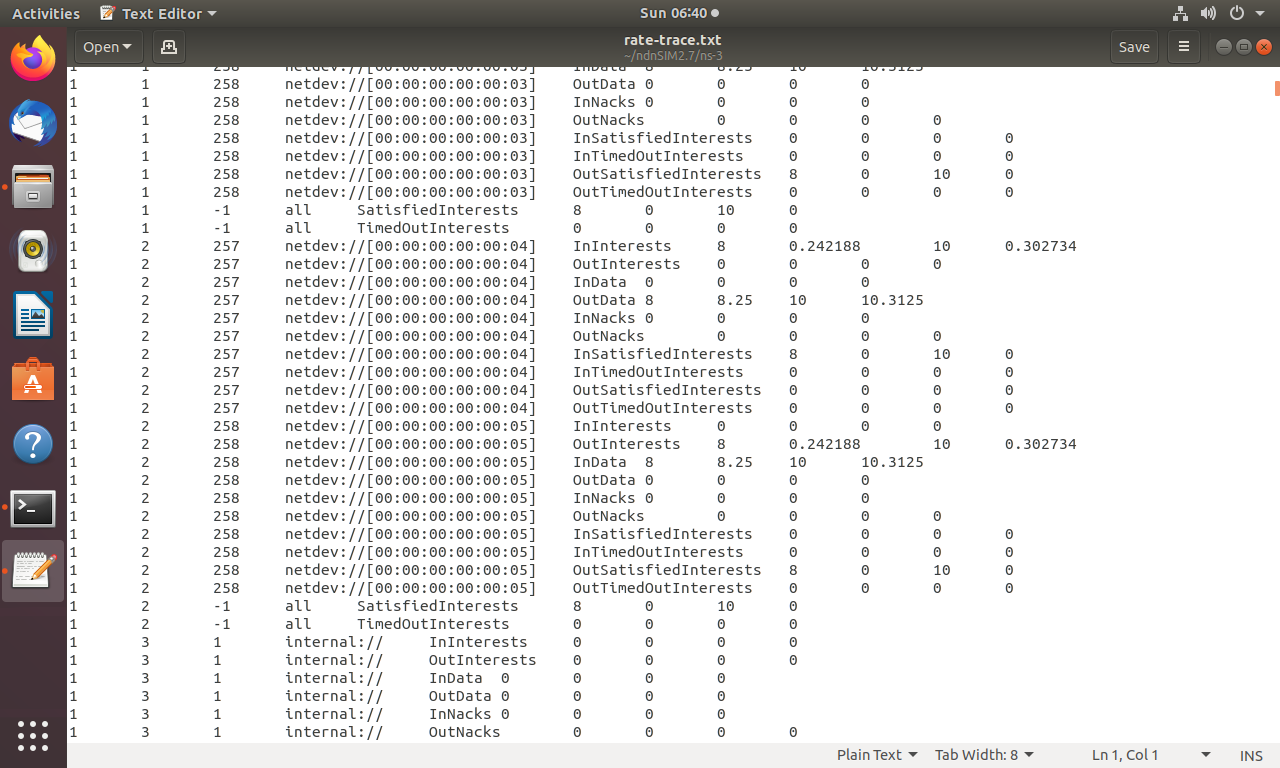 ndnSIM 仿真数据获取 仿真结果 平台内建输出程序 trace helpers 的使用_ndnsim tracer-CSDN博客