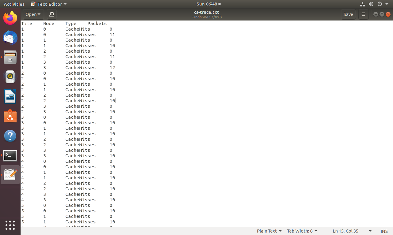 ndnSIM 仿真数据获取 仿真结果 平台内建输出程序 trace helpers 的使用_ndnsim tracer-CSDN博客