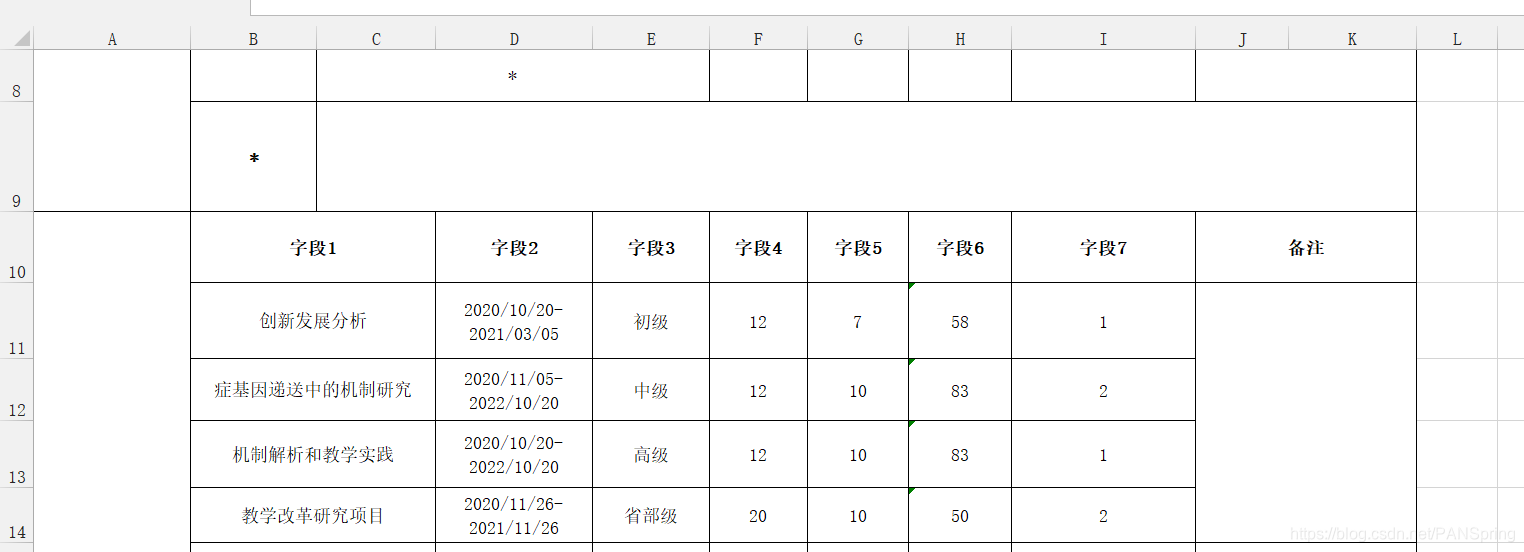 Java通过xlsx模板实现导出excel并处理有合并单元格的问题javaweb中使用excel模板导出业务数据可以操作模版里面单元格吗 Csdn博客 1337