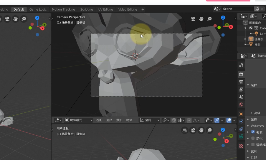 Blender2.8以及2.9版本 摄像机设置方式笔记_blender摄像机取景框怎么调-CSDN博客