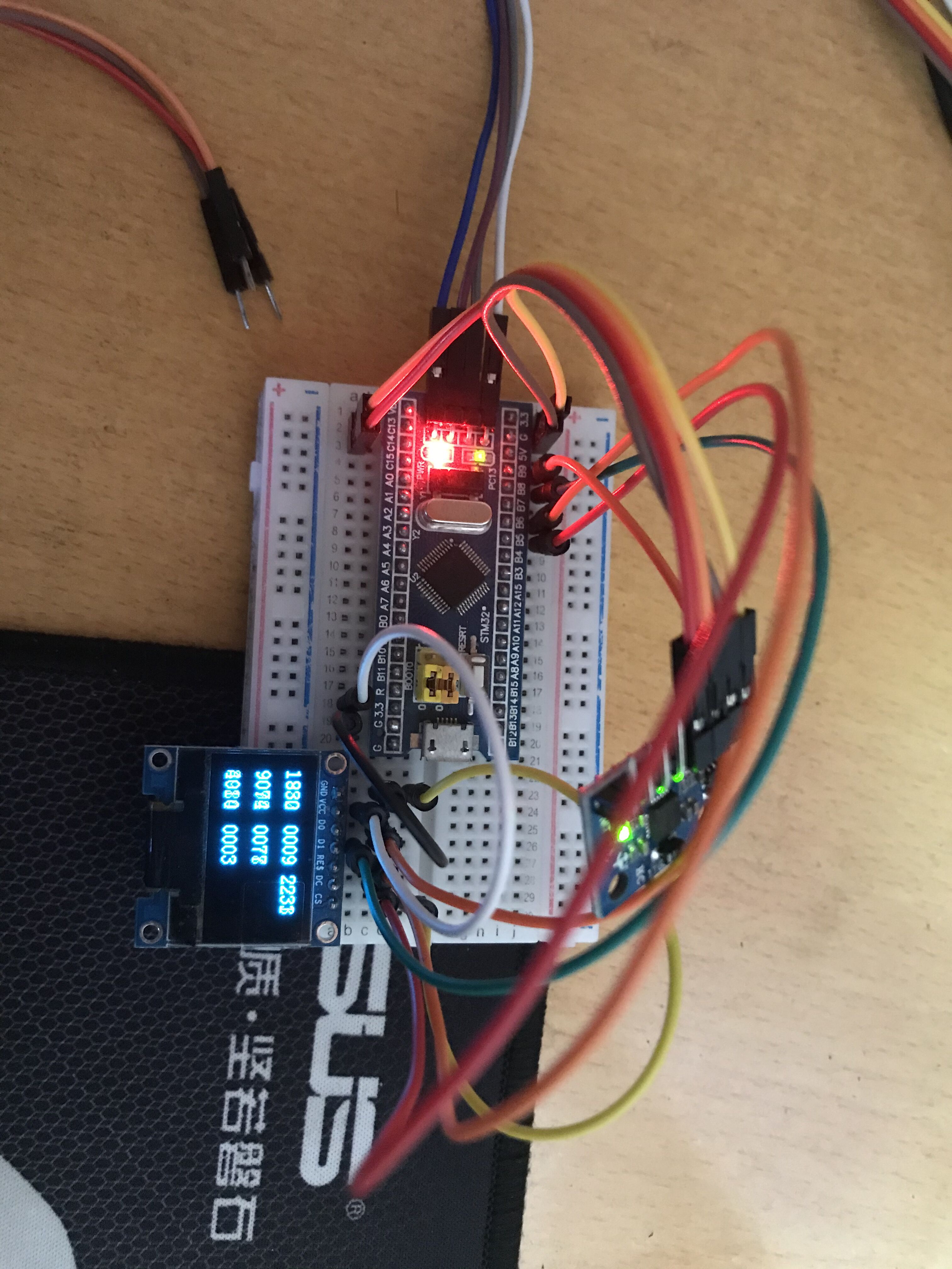 基于STM32F103C8T6最小系统板的MPU6050陀螺仪实验_stm32f103c8t6mpu9250九轴传感器实验-CSDN博客