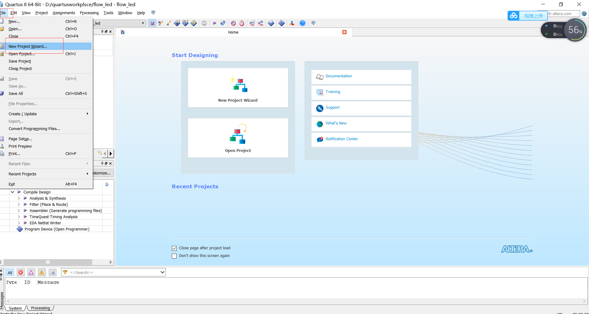 数字电路基础和Quartus-II软件入门_quarter ll代码在哪个文件-CSDN博客