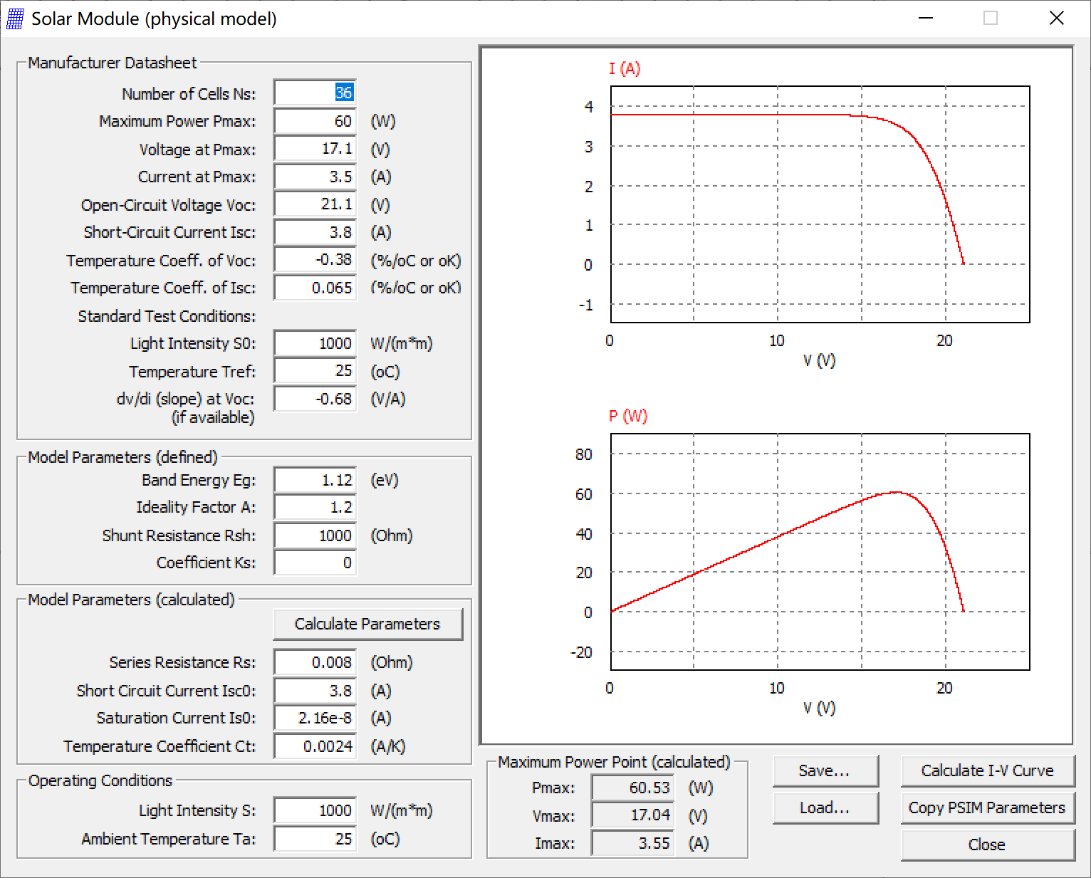 PSIM中的光伏阵列使用（solar module）_psim太阳电池模型在哪-CSDN博客