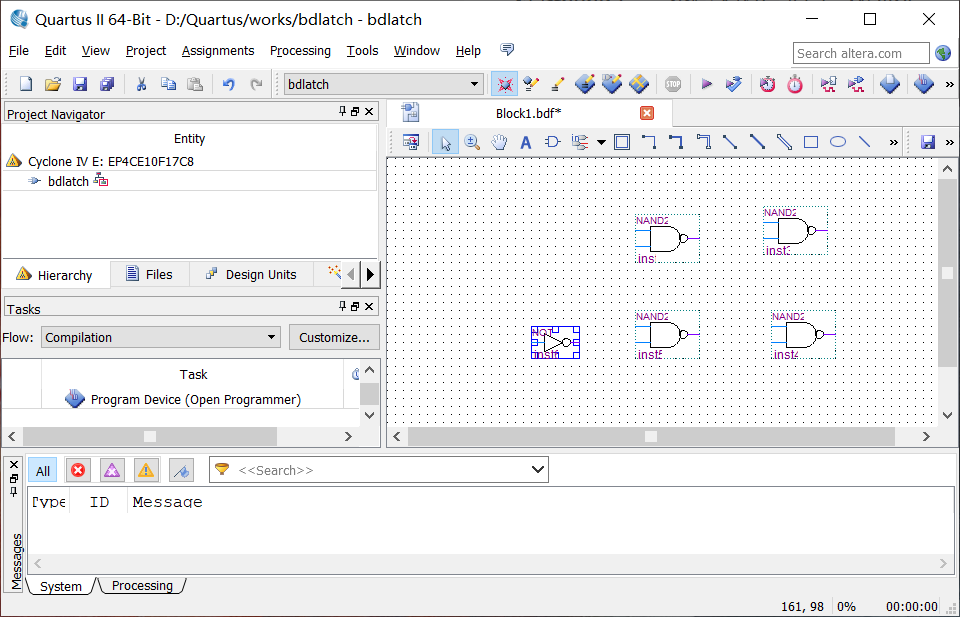 数字电路基础与Quartus-ll入门_与非门quartus_远船兄的博客-CSDN博客