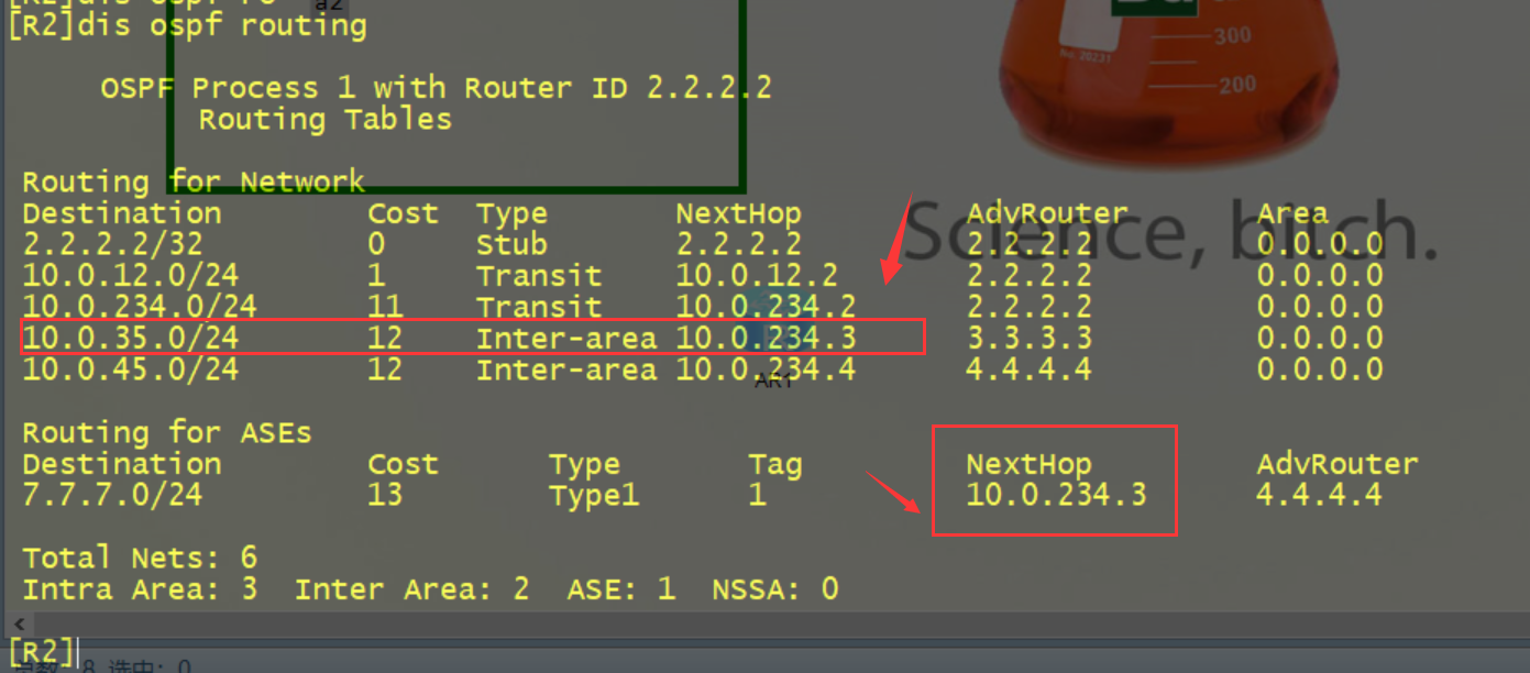 OSPF的5、7类LSA中的FA、cost计算详解_7类lsa的fa-CSDN博客