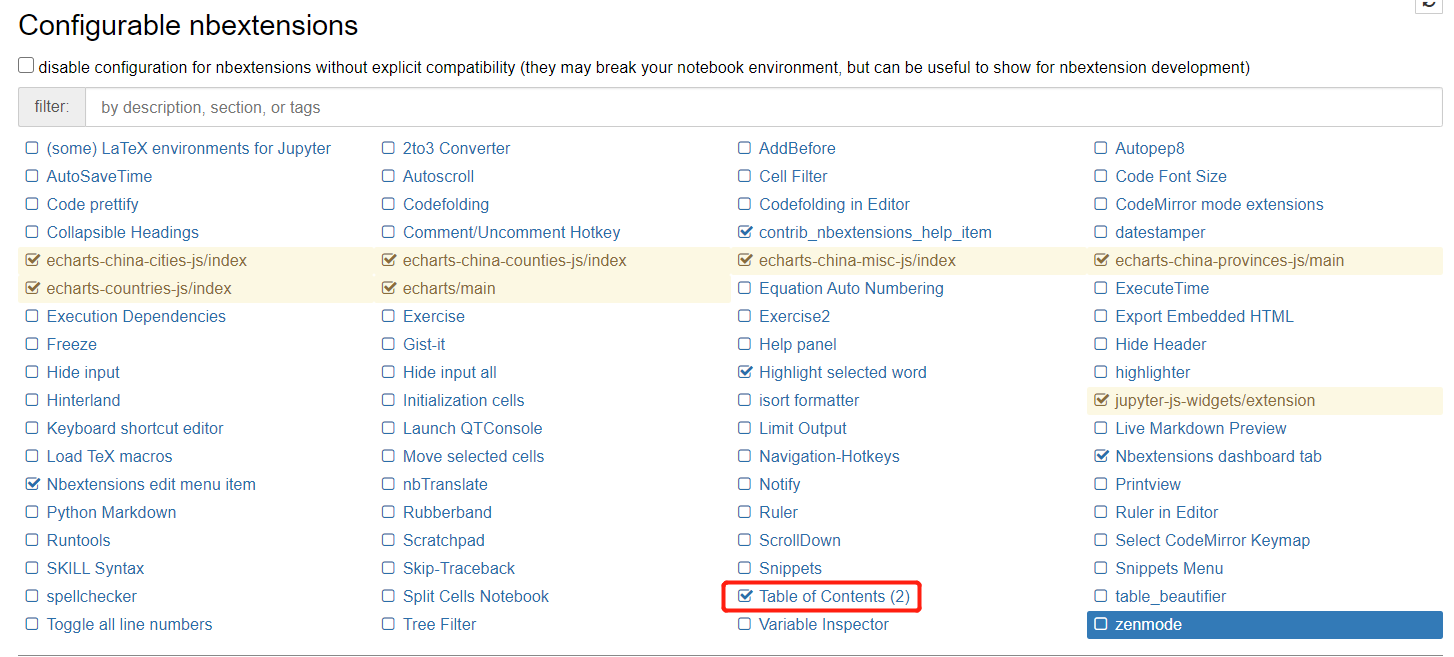 jupyter notebook 添加 content 插件_jupyter notebook contents-CSDN博客