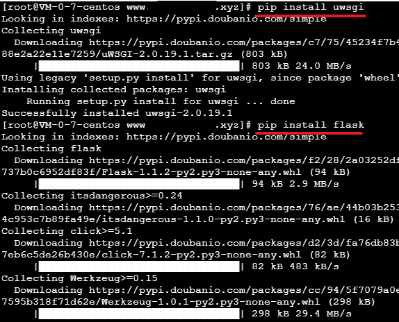 利用宝塔面板部署云服务器（Flask+uwsgi）_宝塔面板部署flask-CSDN博客