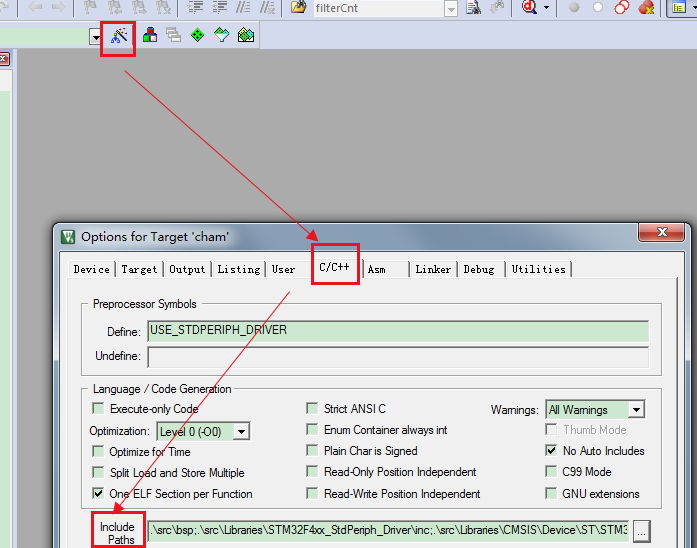 keil项目导入_检测到 #include 错误_请更新 includePath_检测到 #include 错误。请更新 includepath。 keil-CSDN博客