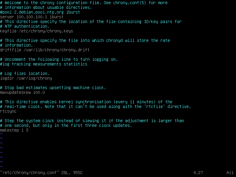 Debian10配置chrony服务器以及客户端使用ntpdate进行查询_debian chrony-CSDN博客