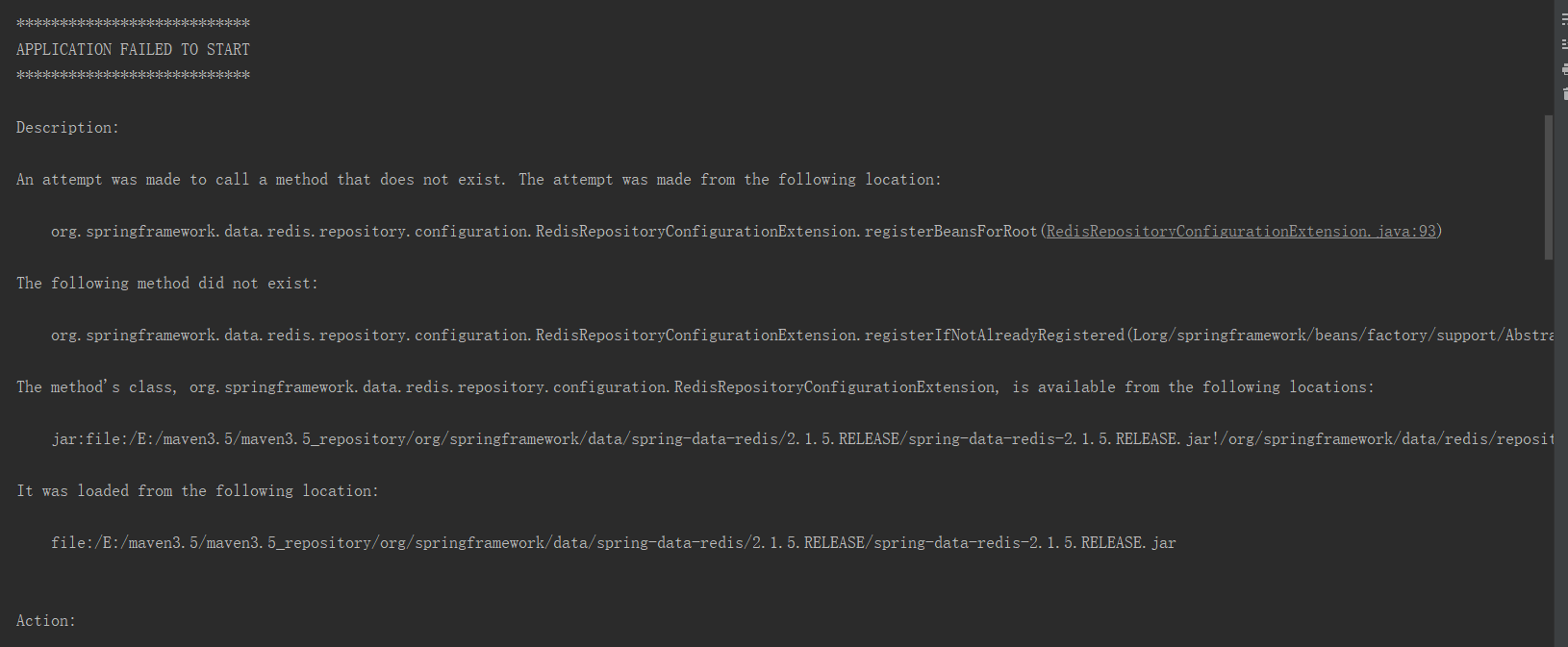Java Lang Nosuchmethoderror Org Springframework Nfiguration
