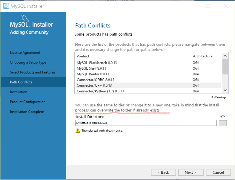 小白Mysql5.7安装_the selected path already e-CSDN博客