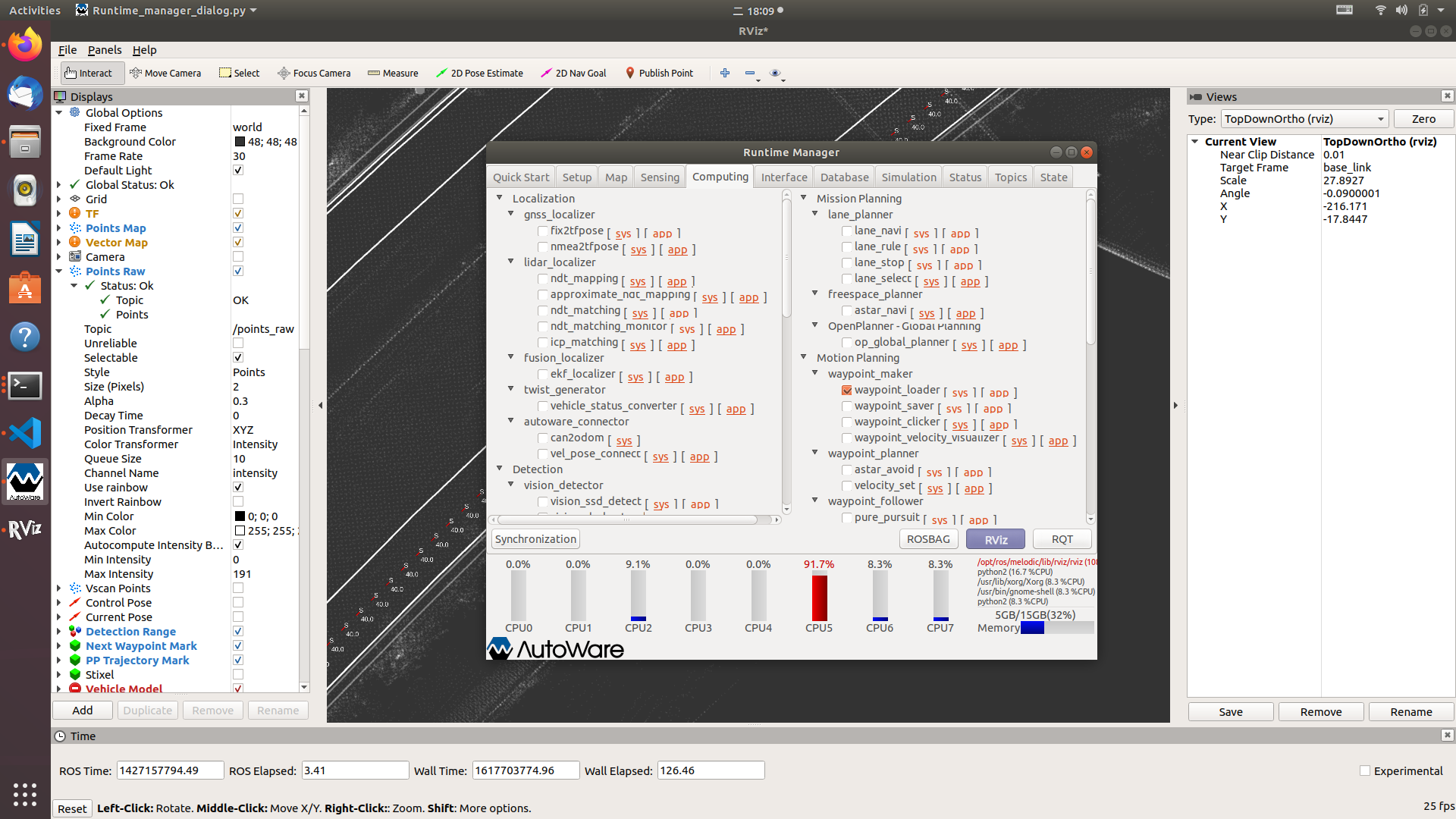 手把手教你使用Autoware做无人驾驶（二）--数据导入_waypoint loader-CSDN博客
