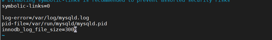 [mysql] 1118 - The size of BLOB/TEXT data inserted in one transaction is greater than 10% of ...
