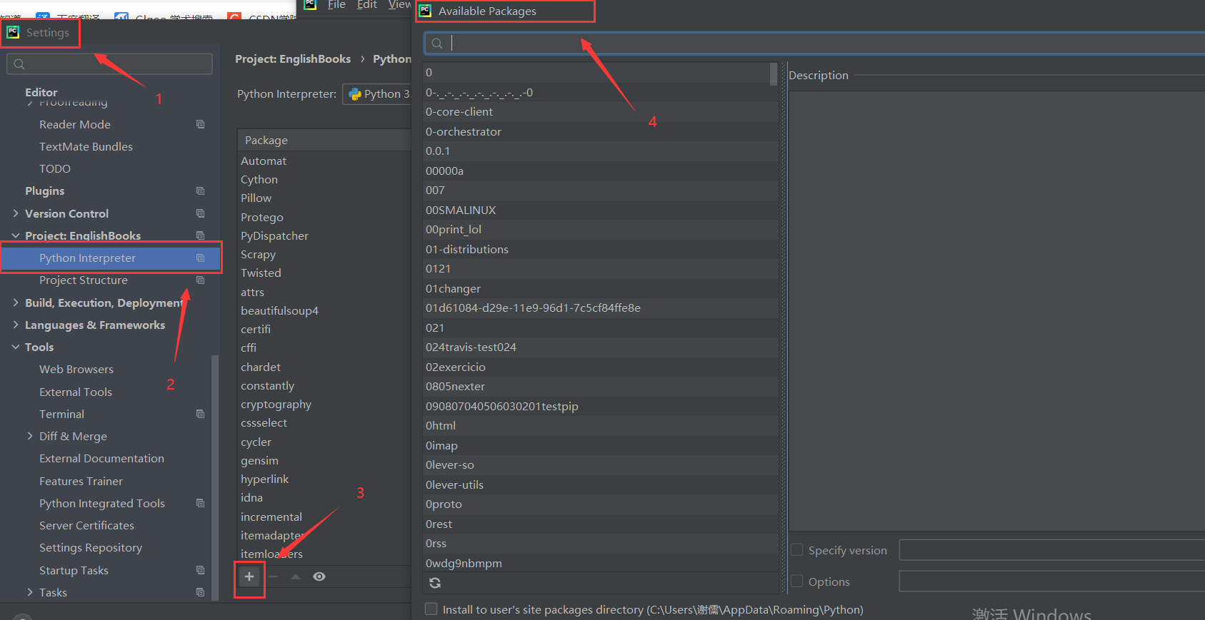 pycharm中Available packag位置_pycharm available packages show all-CSDN博客