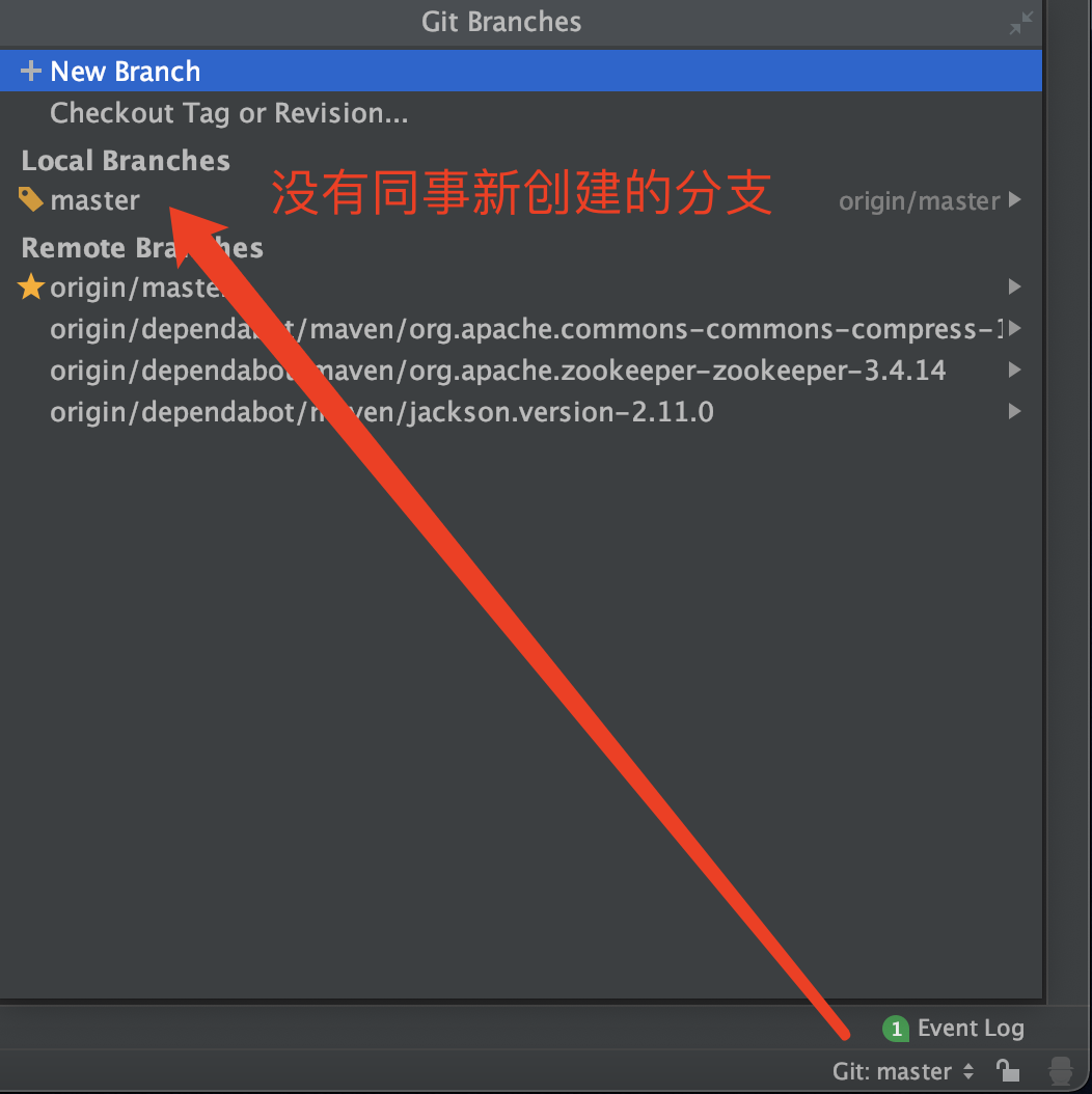 IDEA如何切换git分支_idea的git怎么切换分支-CSDN博客