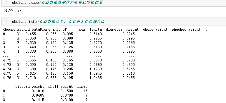 回归预测鲍鱼年龄案例 Csdn博客 