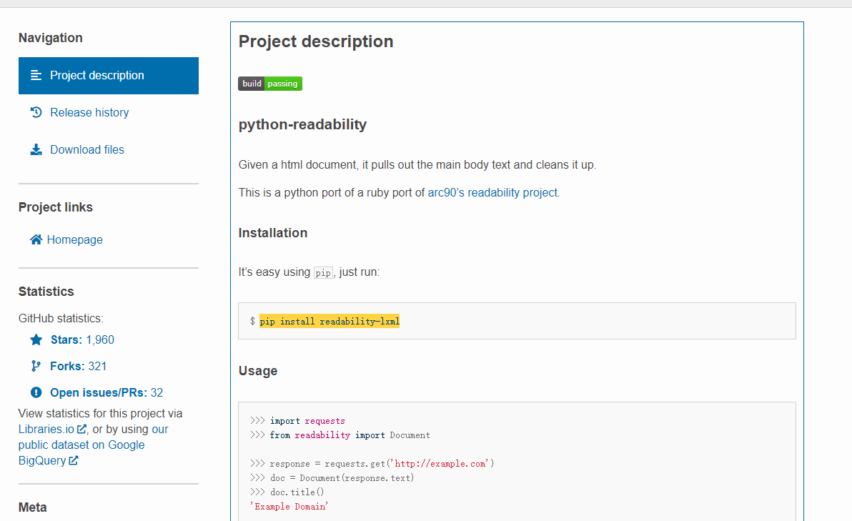 from readability import Document 报错解决方案-CSDN博客