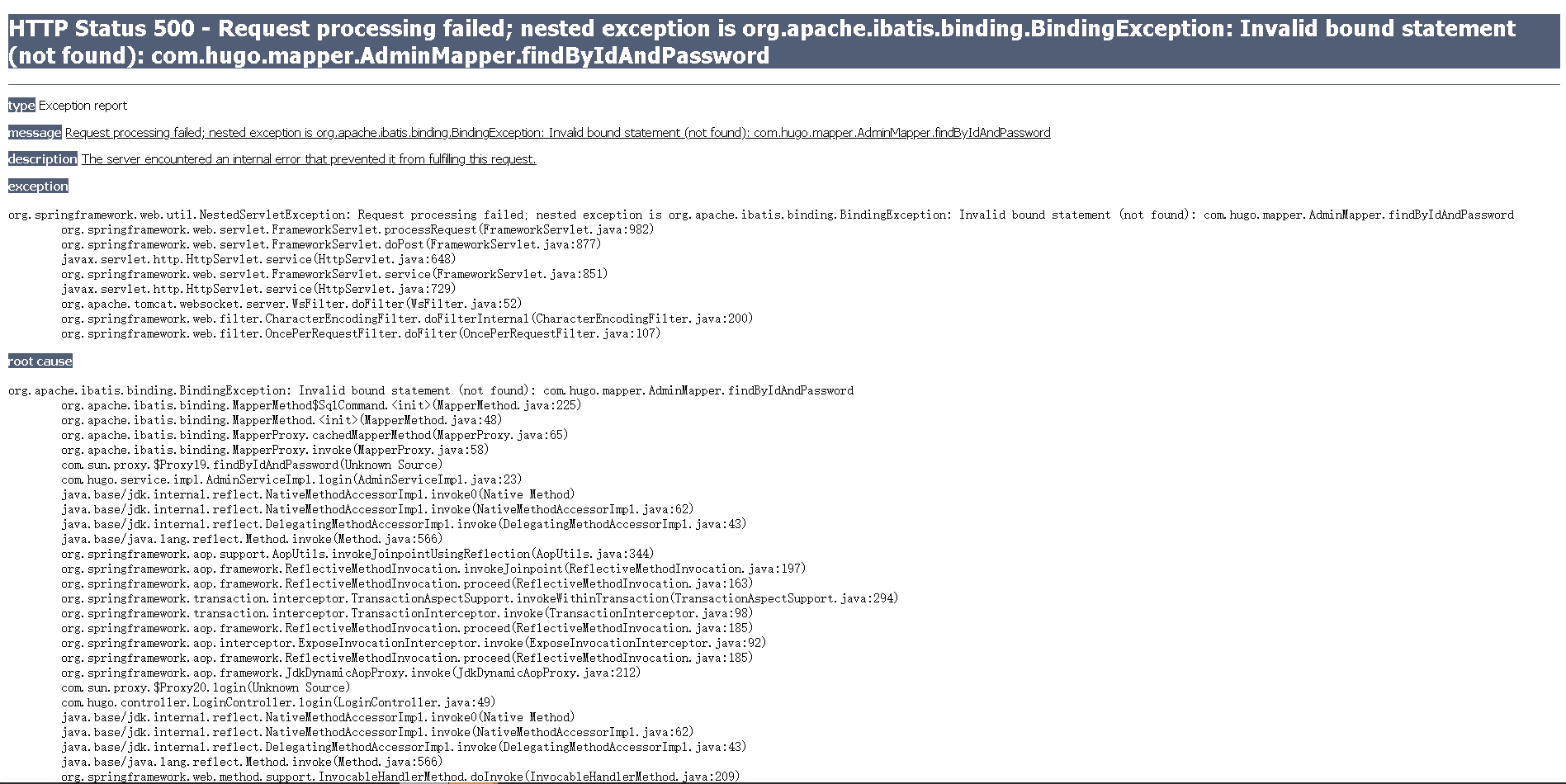 [解决-ssm整合错误]org.apache.ibatis.binding.bindingexception: invalid bound statement(not found):_ssm ...