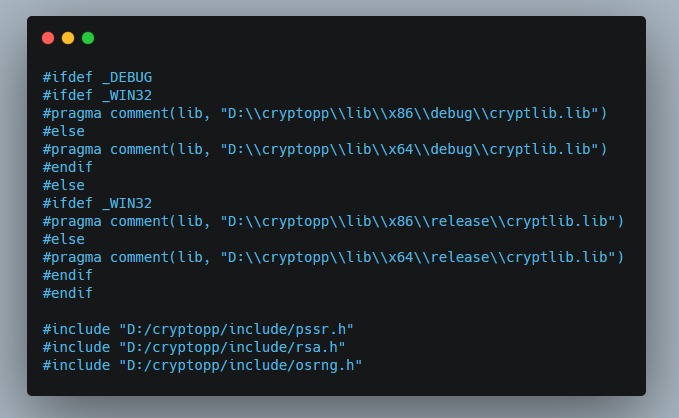 Crypto++安装和简单使用RSA加密解密_crypto++ rsa-CSDN博客