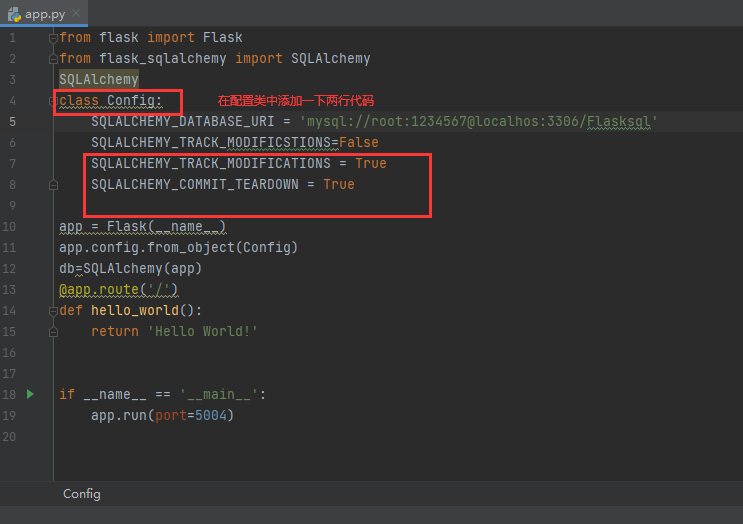 报错fsadeprecationwarning Sqlalchemytrackmodifications Adds Significant Overhead And Will Be 