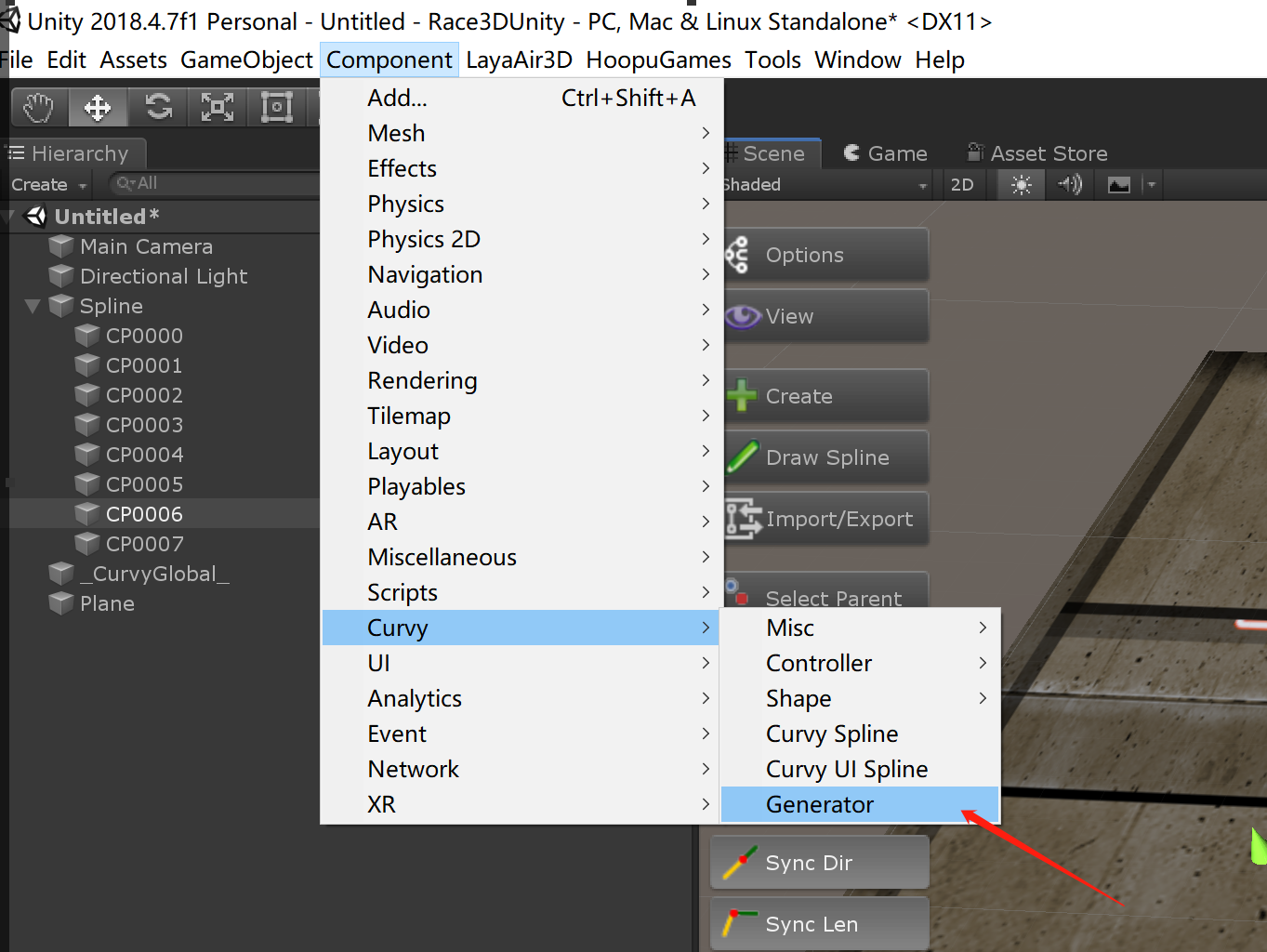 unity技美31——Curvy Splines寻路插件绘制赛道，并且生成OBJ教程_unity curvey splines-CSDN博客