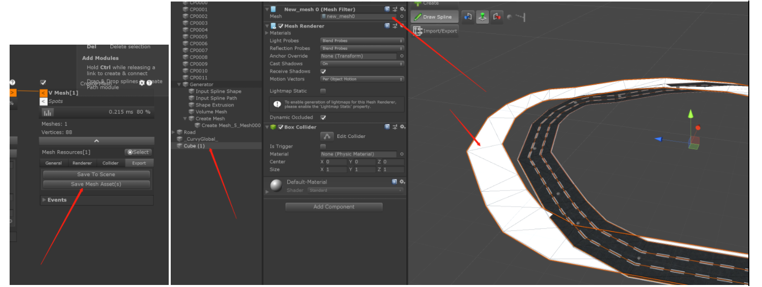 unity技美31——Curvy Splines寻路插件绘制赛道，并且生成OBJ教程_unity curvey splines-CSDN博客
