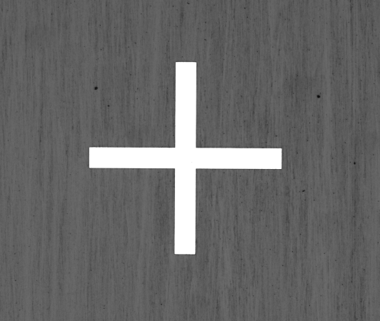 ＜Halcon练习＞Mark区域定位（直线拟合相交）_halcon mark点定位-CSDN博客