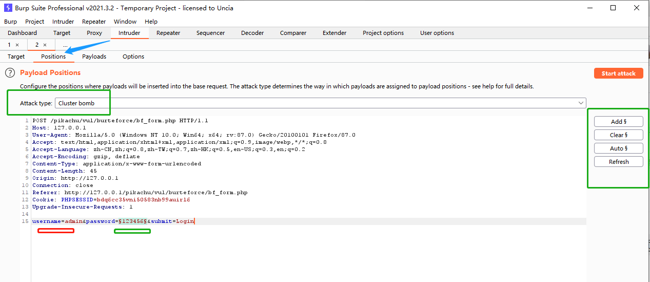 使用burpsuite对web进行账号密码暴力破解_burpsuite解密php-CSDN博客