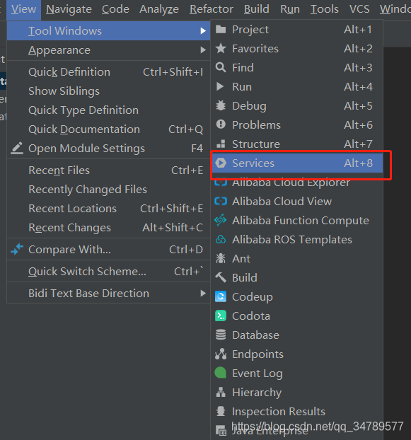 Idea显示service面板及启动页 Idea2018springboot Service显示面板 Csdn博客