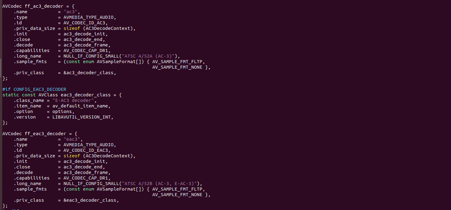FFMPEG中Doby-AC3 的处理流程_ffmpeg杜比-CSDN博客