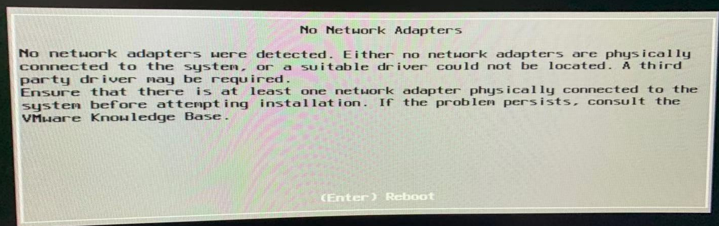 关于ESXI7.0从No network adapters were detected后到占用120G的问题解决方案-CSDN博客