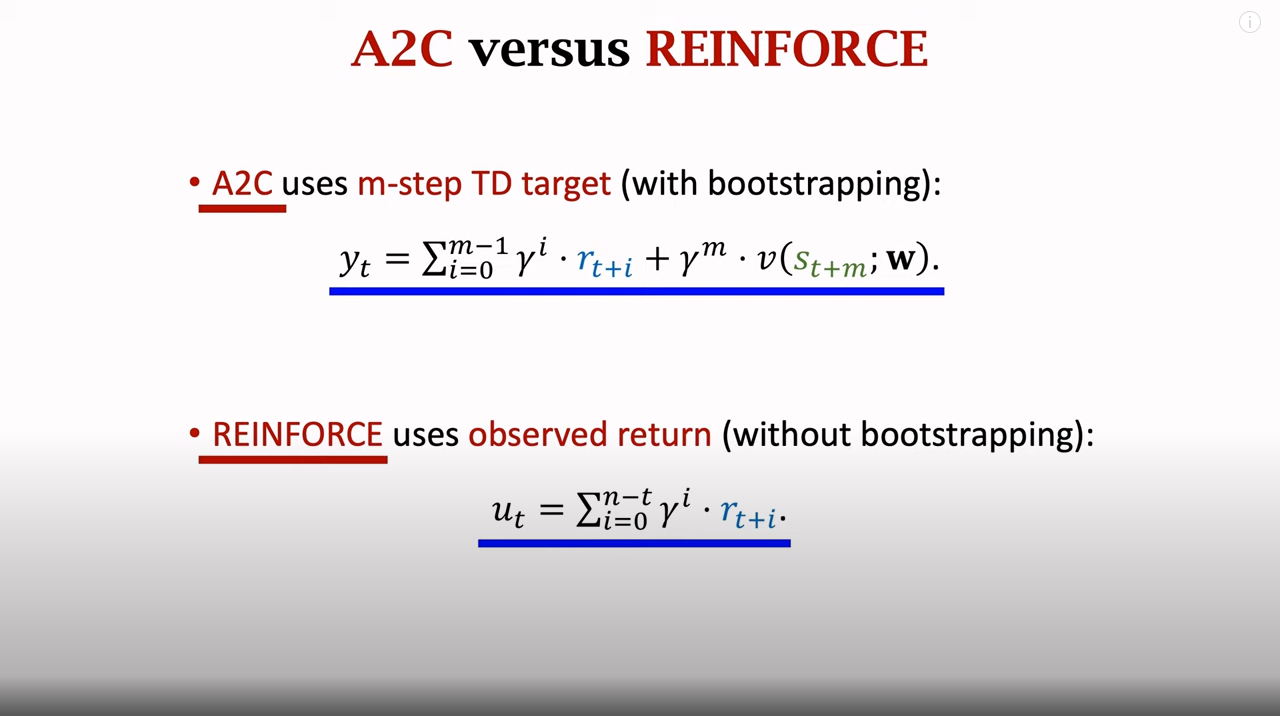 A2C和REINFORCE的区别_reinforce和ac-CSDN博客