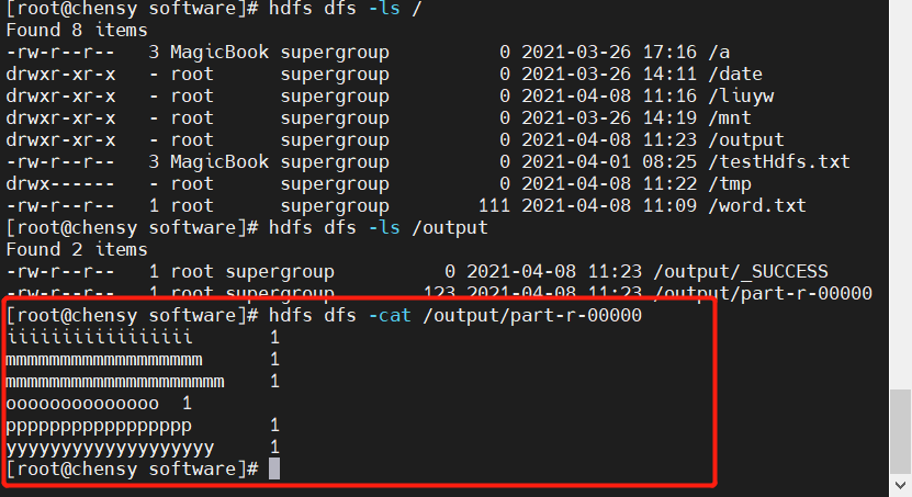 MapReduce开发程序调试报错：org.apache.hadoop.fs.FileAlreadyExistsException: Parent path is not a ...