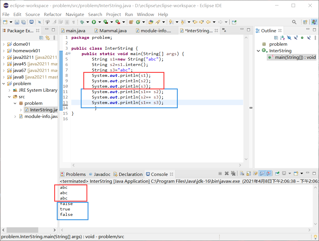 Java面向对象练习题含解析（三）_java静态方法练习题-CSDN博客