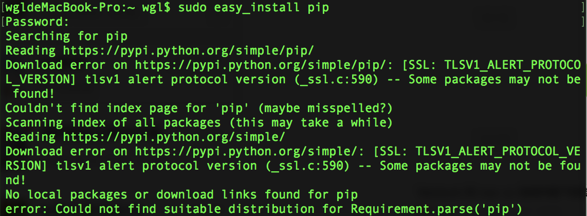 安装pip报错，No local packages or download links found for pip-CSDN博客