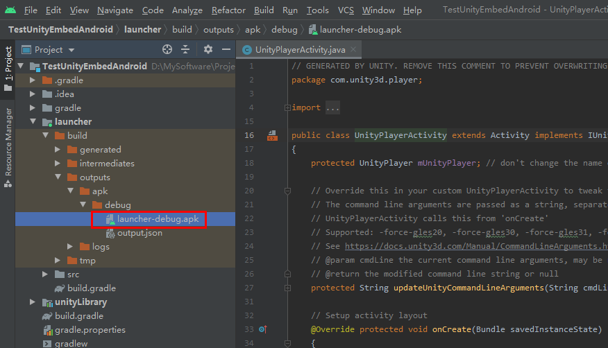 Unity Android Studio 混合开发整理 - 附有详细操作步骤（Unity 2019.3 + 嵌入 Android Studio 4. + 应用中）_unity2019 ...