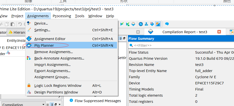 quartus下1位全加器的设计（两种方式）_error: top-level design entity "half_adder" is und-CSDN博客