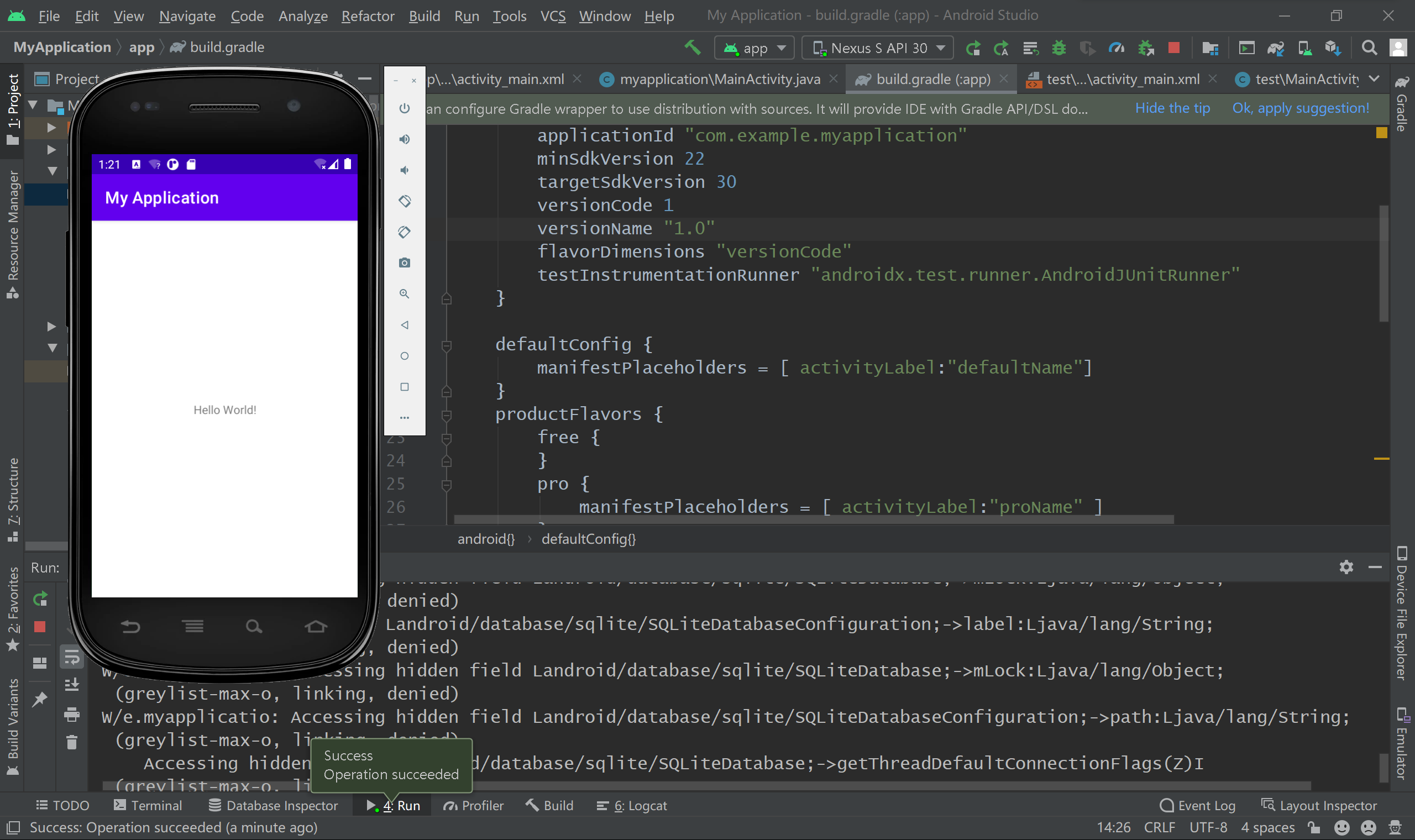 关于Android studio配置引起的报错：A problem was found with the configuration of task ‘:app ...