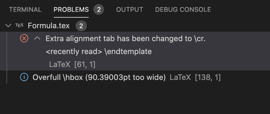 LaTex Extra alignment tab has been changed to \cr_extra algnment tab has been changed to-CSDN博客