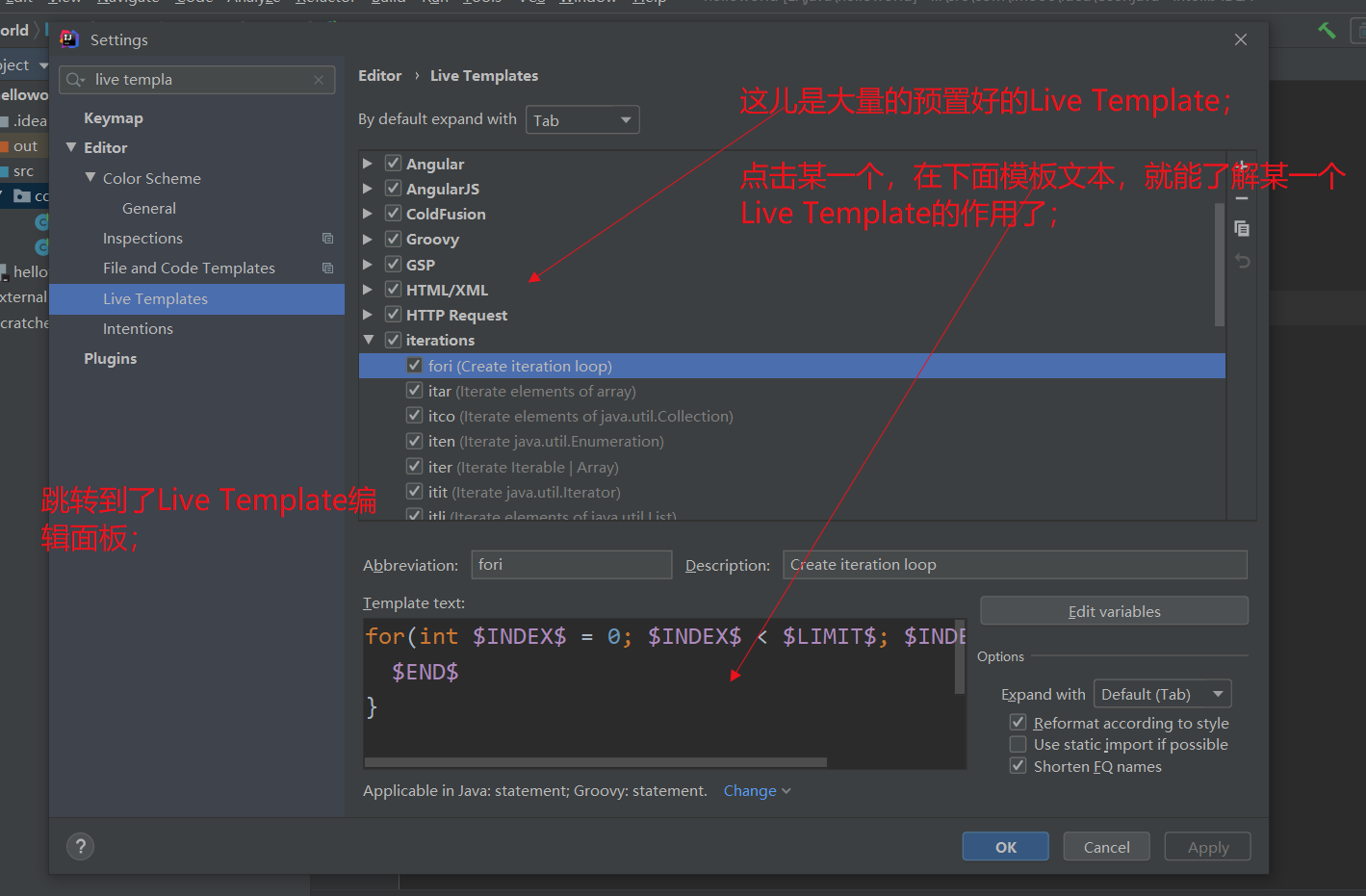 IntelliJ IDEA开发工具入门五：Live Template；（包括自定义Live Template）_intellij livetemp-CSDN博客