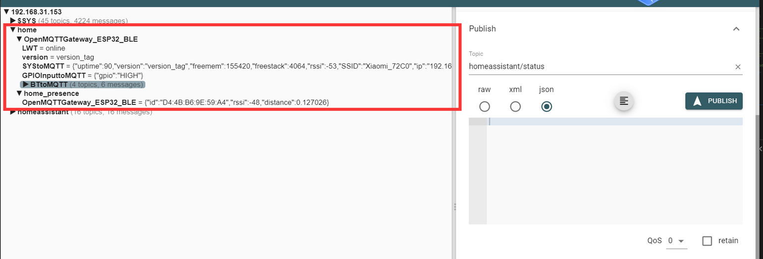 [智能家居] ESP32+OpenMQTTGateWay自制蓝牙网关-CSDN博客