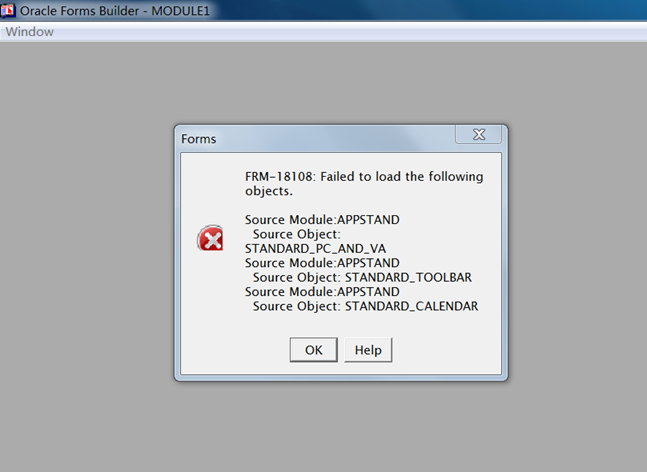 Form Builder打开文档报错-FRM-18108处理_frm-18108: failed to load the following objects.-CSDN博客